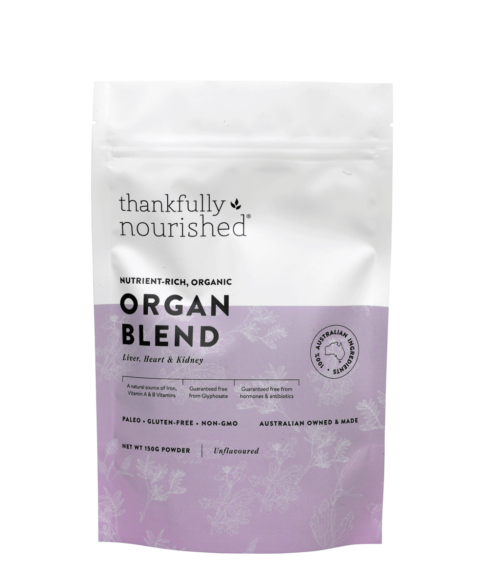 Thankfully Nourished Organic Organ Blend 150g – thankfullynourished